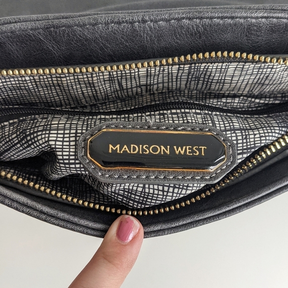 Madison West | Bags | Madison West Vegan Leather Crossbody Bag | Poshmark